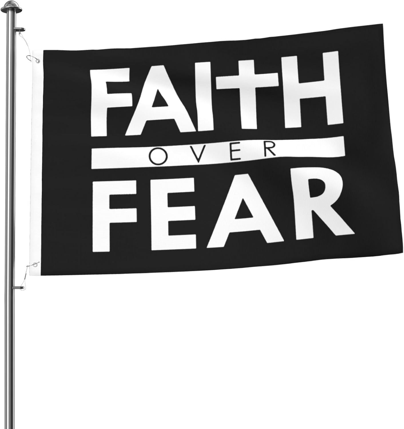 Faith Over Fear Bible Scripture Verse Christian Flag 2x3 Ft Outdoor ...