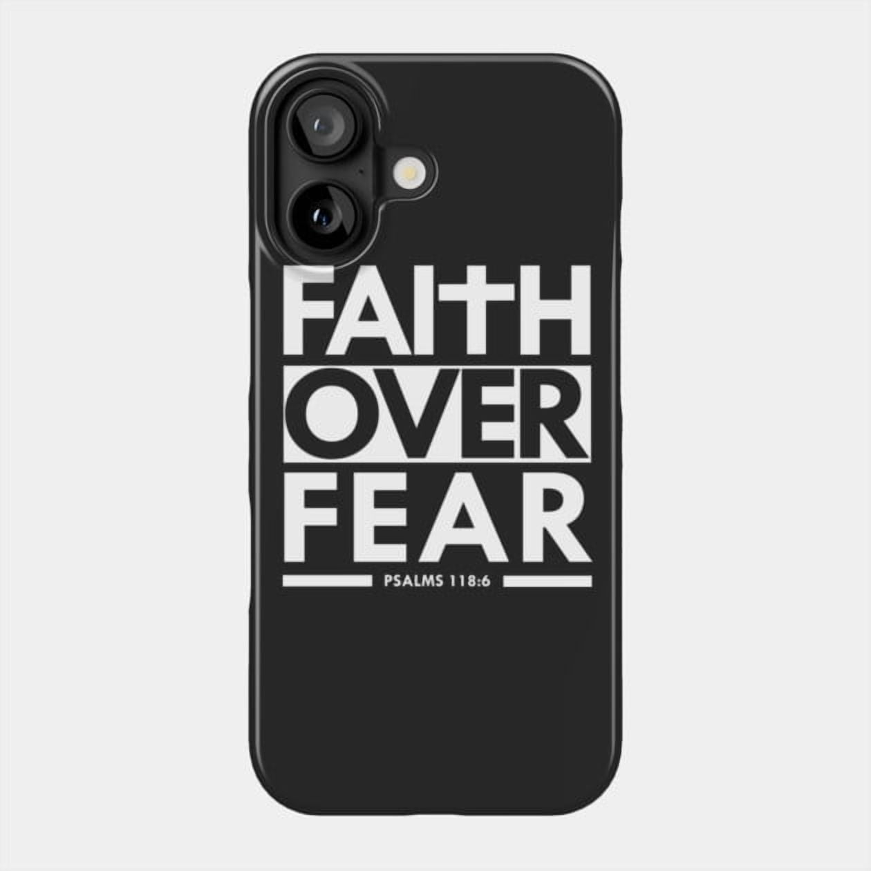"Faith Over Fear" Bible Scripture Verse Christian Religious Case for ...