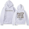 Faith Over Fear Christian Hoodie Christian Sweatshirt Jesus Hoodie ...