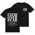 Faith Over Fear Christian Jesus Classic Cotton T-Shirt - Walmart.com