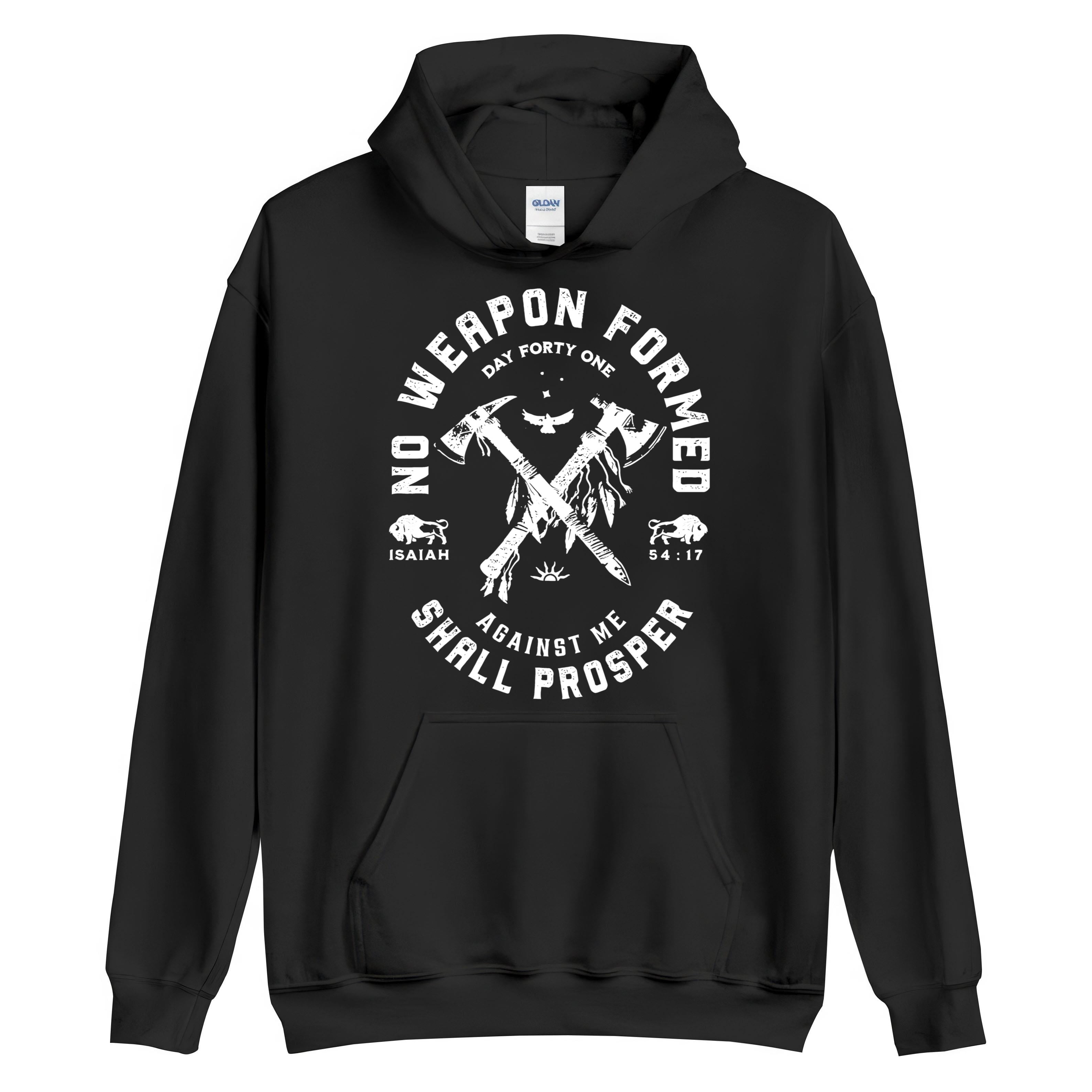 Faith Over Fear Christian Shirt, “No Weapon Shall Prosper” Bible Quote ...