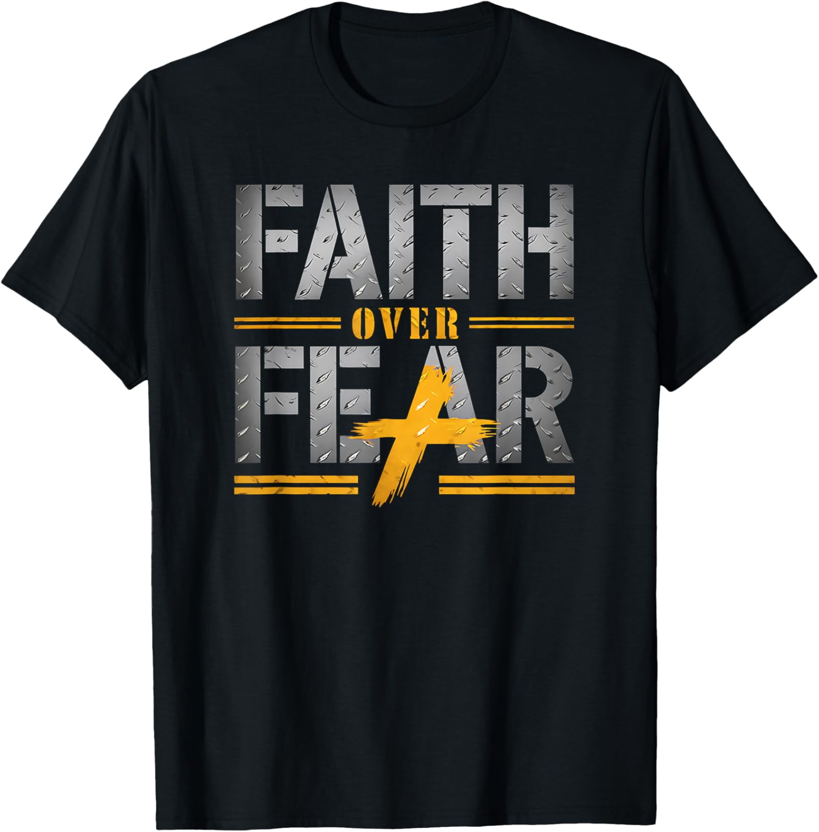 Faith Over Fear Love of Jesus Christian Gospel Appeal T-Shirt - Walmart.com