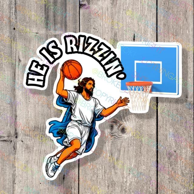 Faith Quote Sticker, Jesus Journal Gift, Laptop Vinyl, Inspirational ...