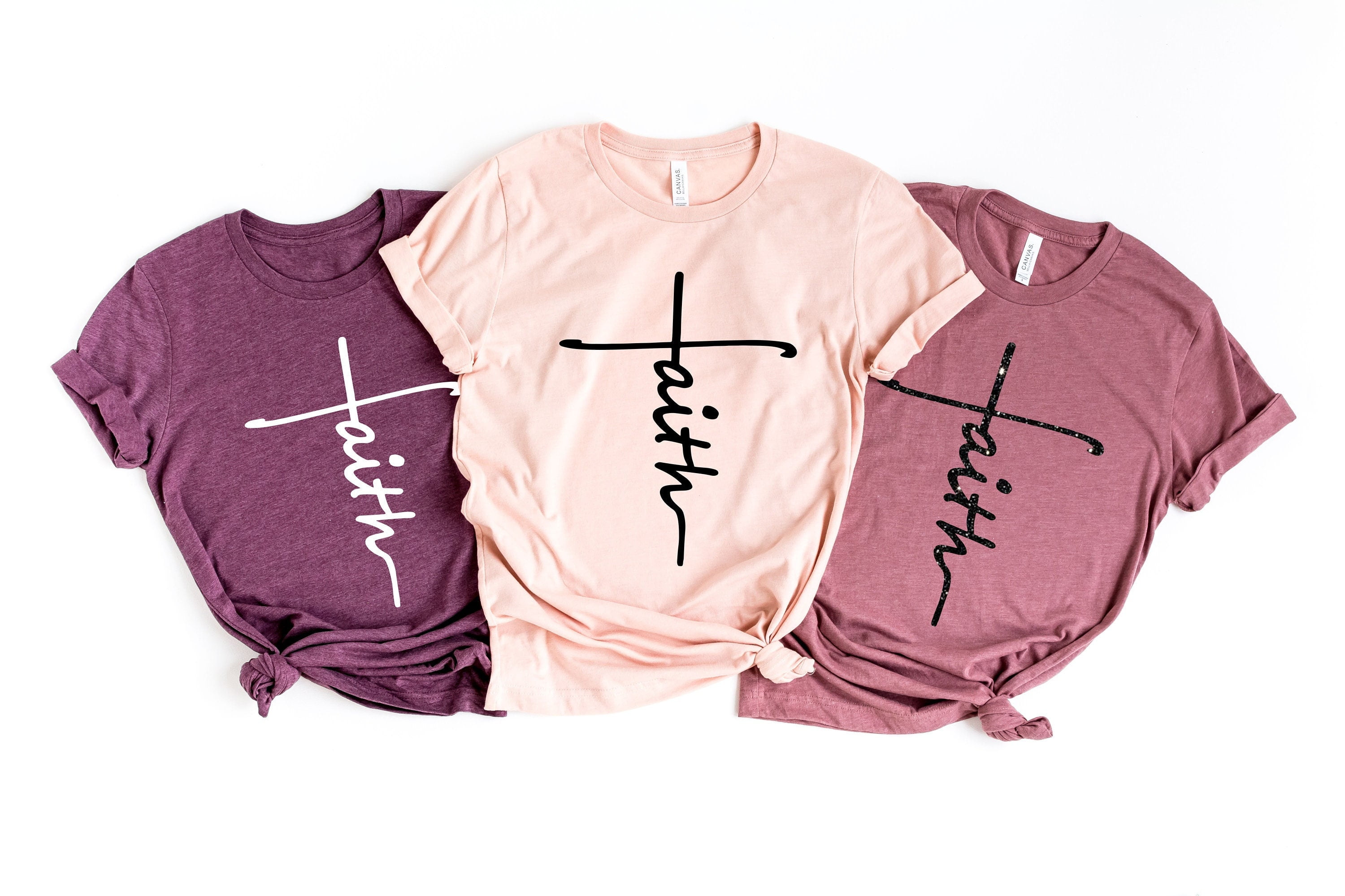 Faith Shirt, Faith Cross Shirt, Christian Gift, Faith Gift, Christian ...