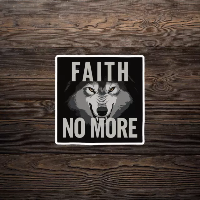 Faith No More Wolf Metal Rock Band Logo Sticker Decal Art Printphone ...