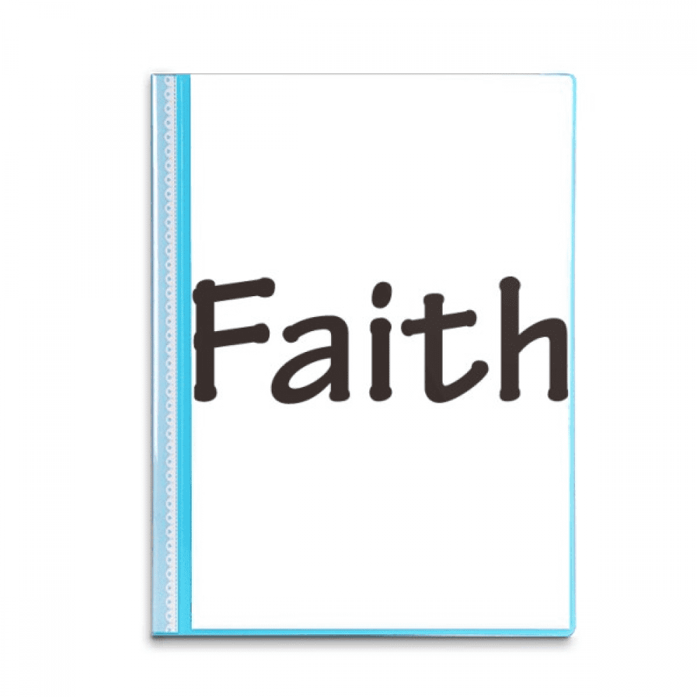 Faith Word Inspirational Quote Sayings Book Sheet Protectors Portfolio ...