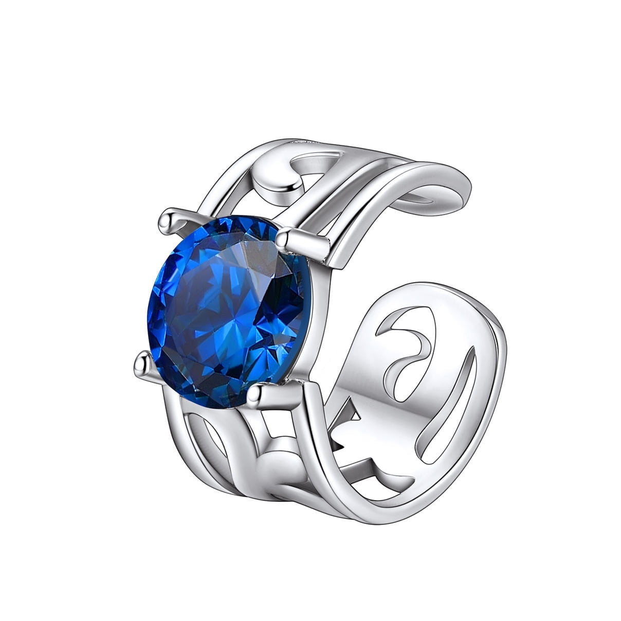 FaithHeart Celtic Birthstone Ear Cuff Earrings for Women Cubic Zirconia ...