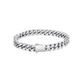 FaithHeart Cuban Link Chain Bracelets for Men, Stainless Steel Chain ...