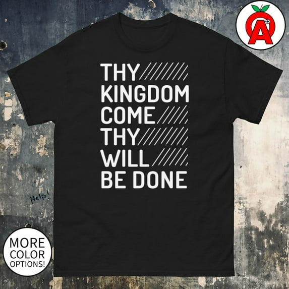 Faithful And Comfortable Christian For Thy And Kingdom Unisex T-Shirt ...