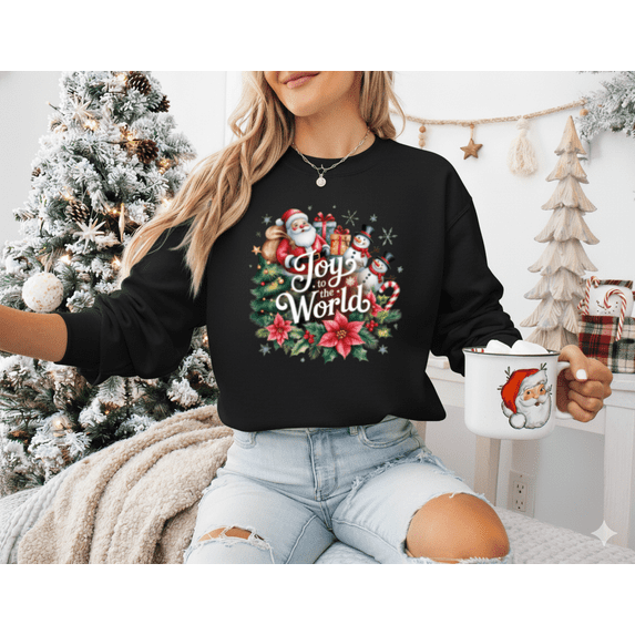 Faithful Christian Christmas Jesus Born For Us Inspired Celebration Sweatshirt, up to size 5XL ...