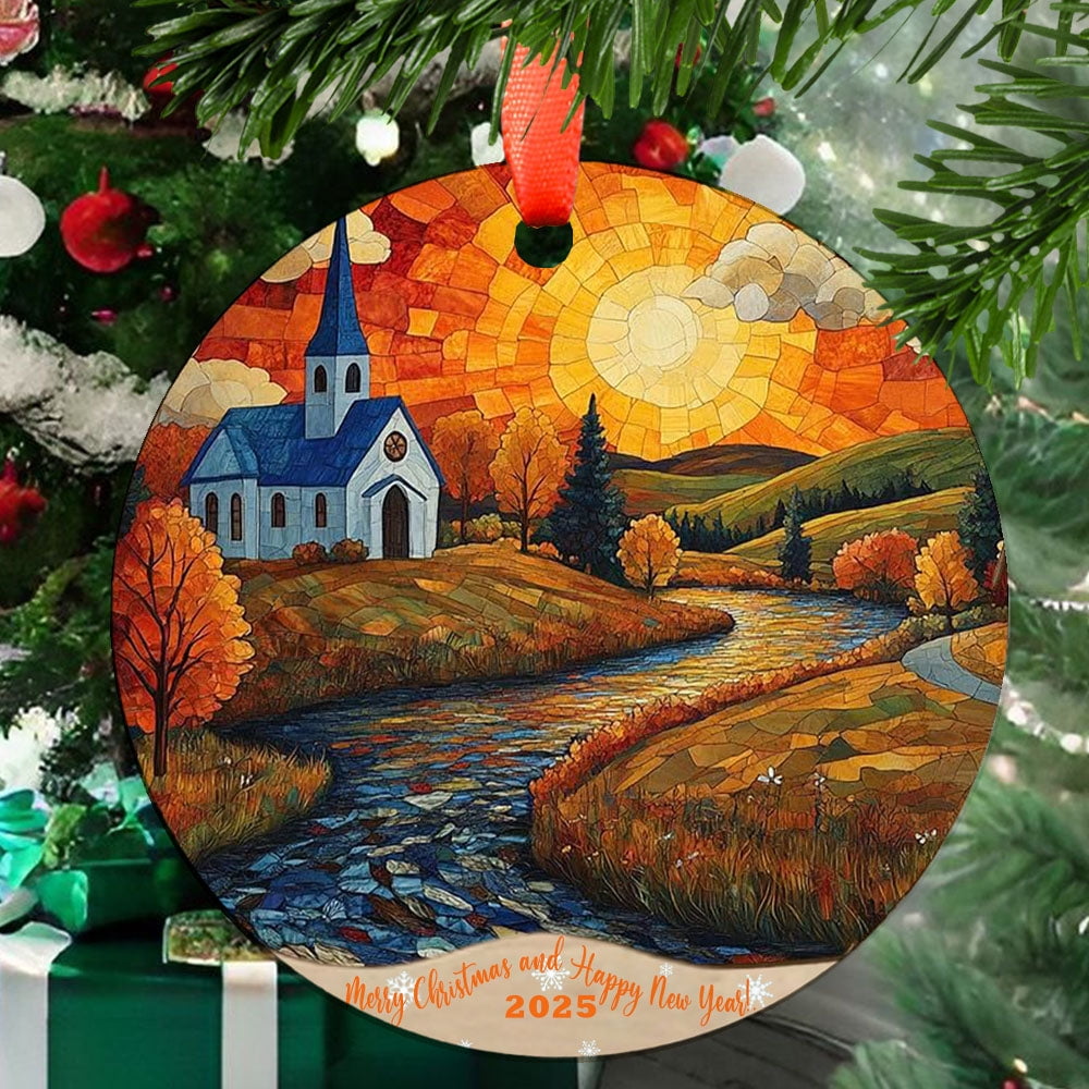 Faithful Church 5 Christmas Ornament, Holiday Tree Ornament, Gift for ...