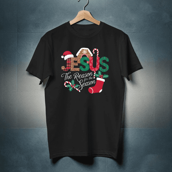 Faithful Season Jesus Is The Reason Joyful Christmas Sweatshirt, up to ...