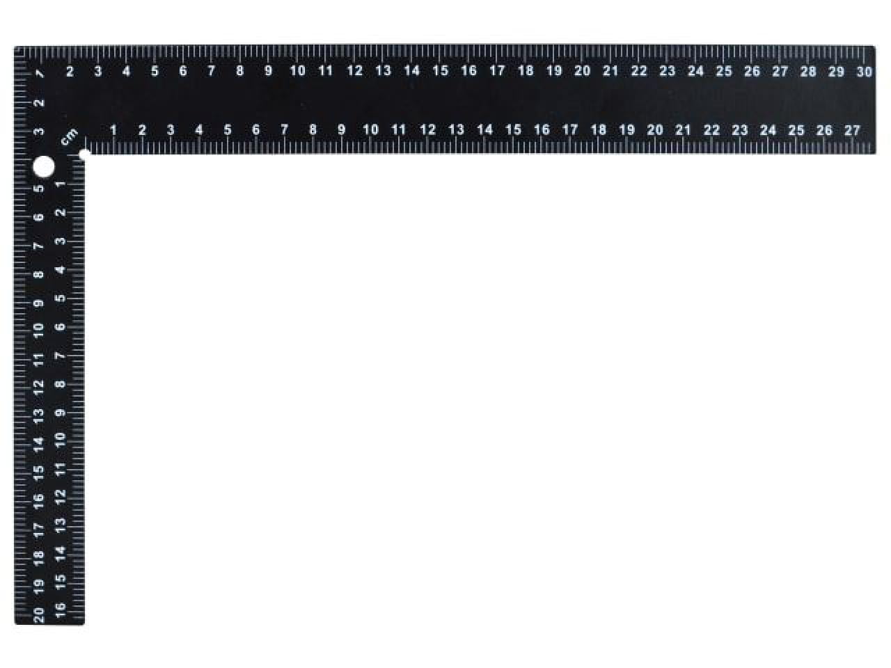 Faithfull - Black Steel Roofing Square 200 x 300mm (8 x 12in) - Walmart.com