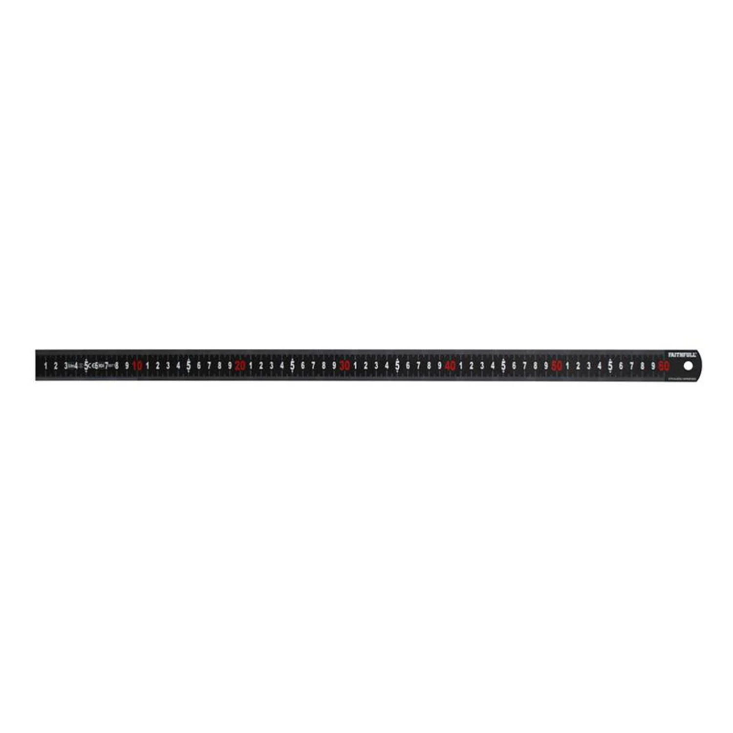 Faithfull Measuring Rules, Matt Black Stainless Steel - Walmart.com