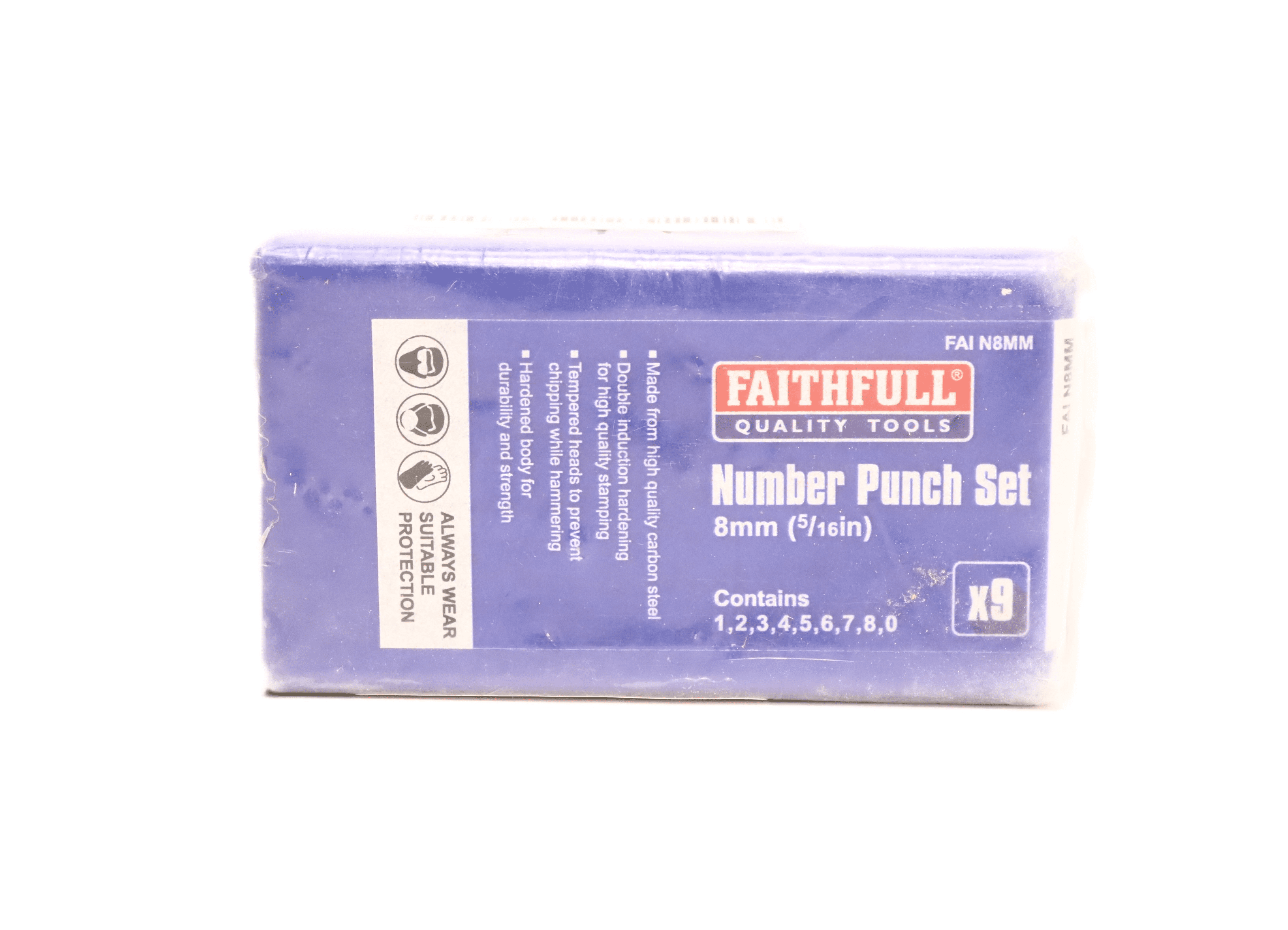 Faithfull - Number Punch Set 8mm - Walmart.com