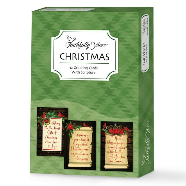 Faithfully Yours, Designer Greetings, Inspirational Christmas Boxed ...