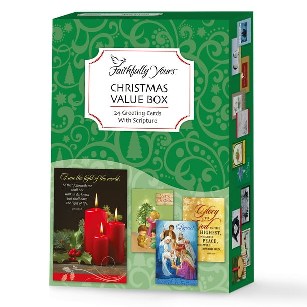 Faithfully Yours, Designer Greetings, Inspirational Christmas Boxed ...