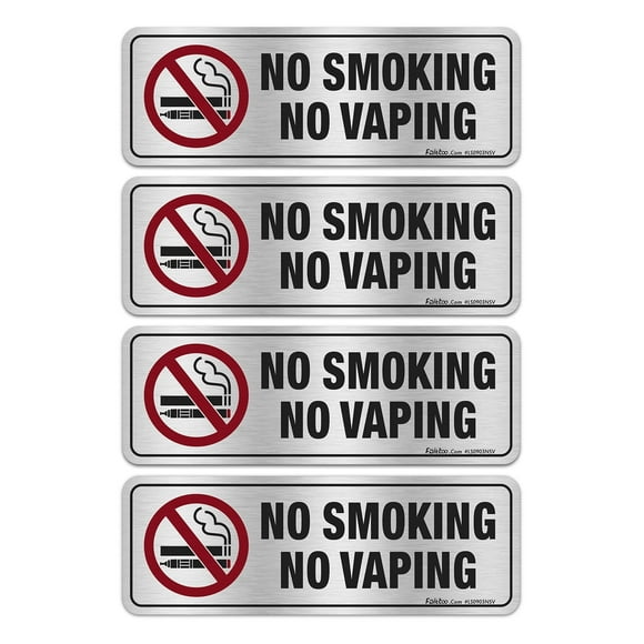 No Smoking Signs