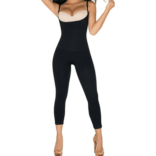 Faja Colombiana Body Shaper Underwear Girdle Full Body Shaper Open-Bust ...