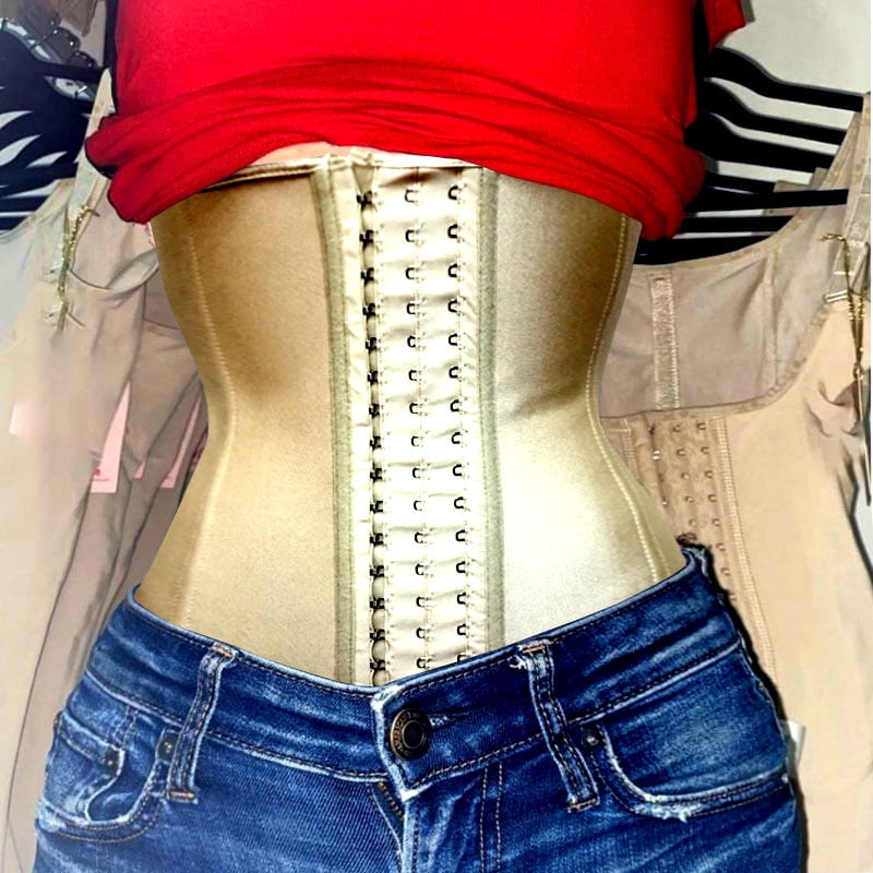 Fajas Colombians Girdles Latex Waist Trainer Cincher Long Torso Corset ...