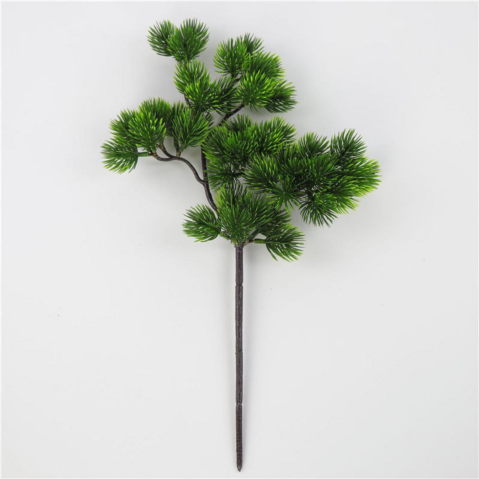 Fake Artificial Green Plant Bonsai Potted Simulation Pine Tree Home ...