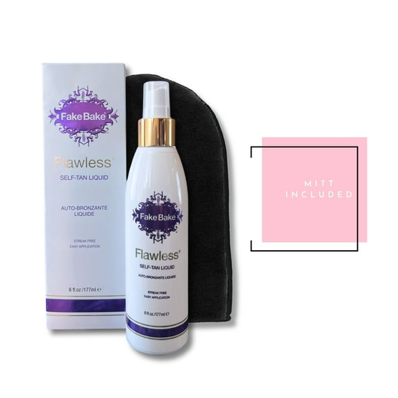 Fake Bake, 6 oz Flawless Self-Tan Liquid Spray, Golden Glow, Includes ...