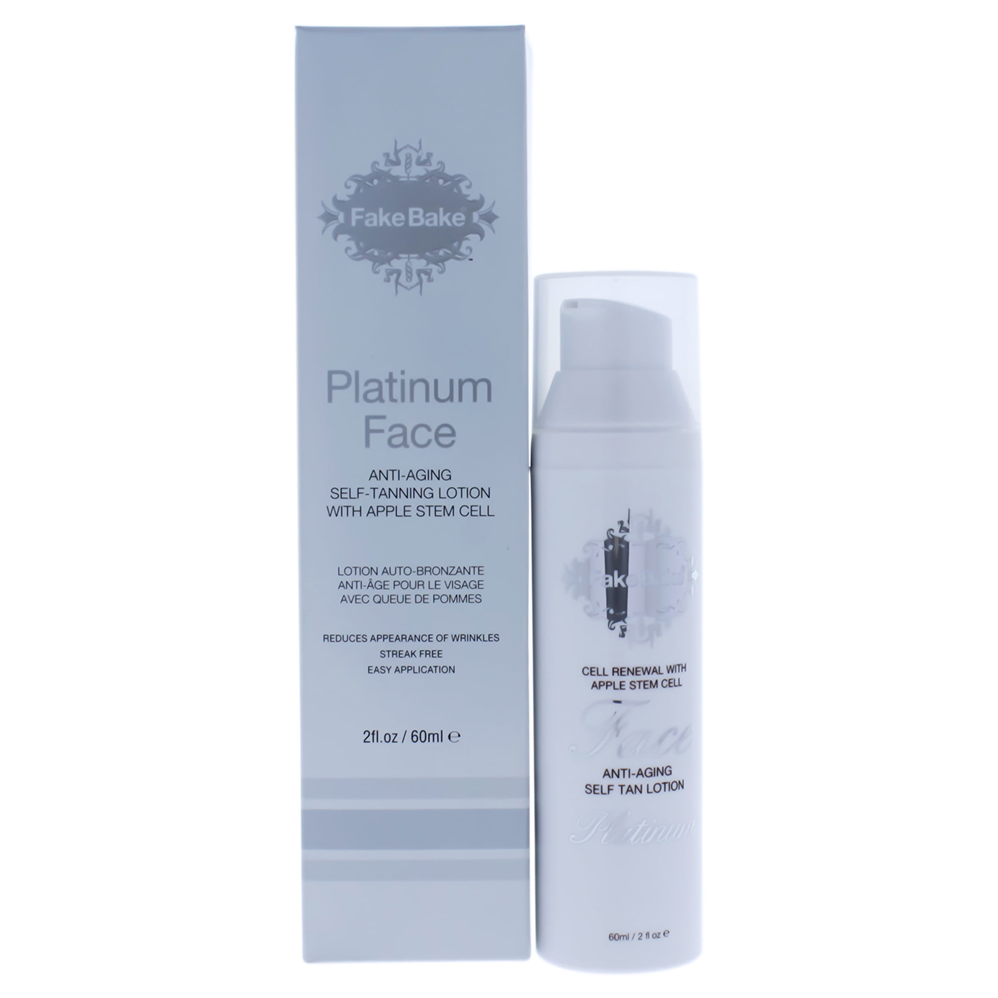 Fake Bake Platinum Face Anti-Aging Self-Tanning Lotion, 2 Oz - Walmart.com
