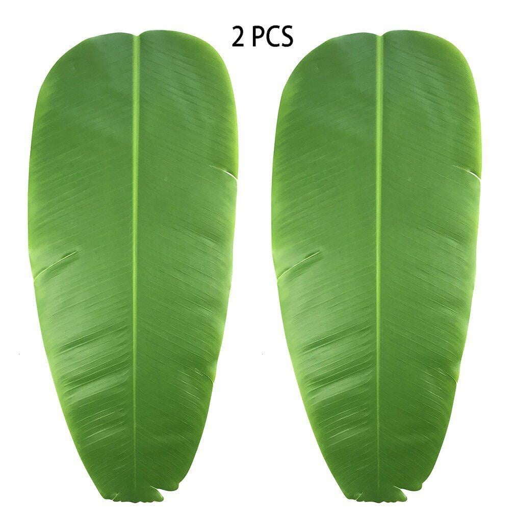 Fake Banana Leaves,Artificial Tropical Banana Leaves,Plastic Banana ...