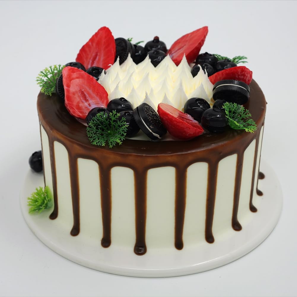 Fake Birthday Cake Realistic Fake Food Bakery Shop Cake Display Model ...