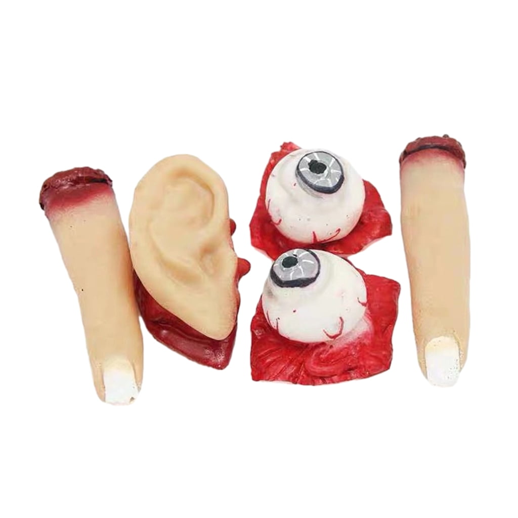 Fake Body Parts Human Scary Prop Broken Body Parts Bloody Organs for ...