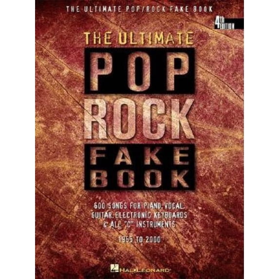 Fake Books The Ultimate Pop Rock Fake Book 600+ Classic & Modern Hits ...