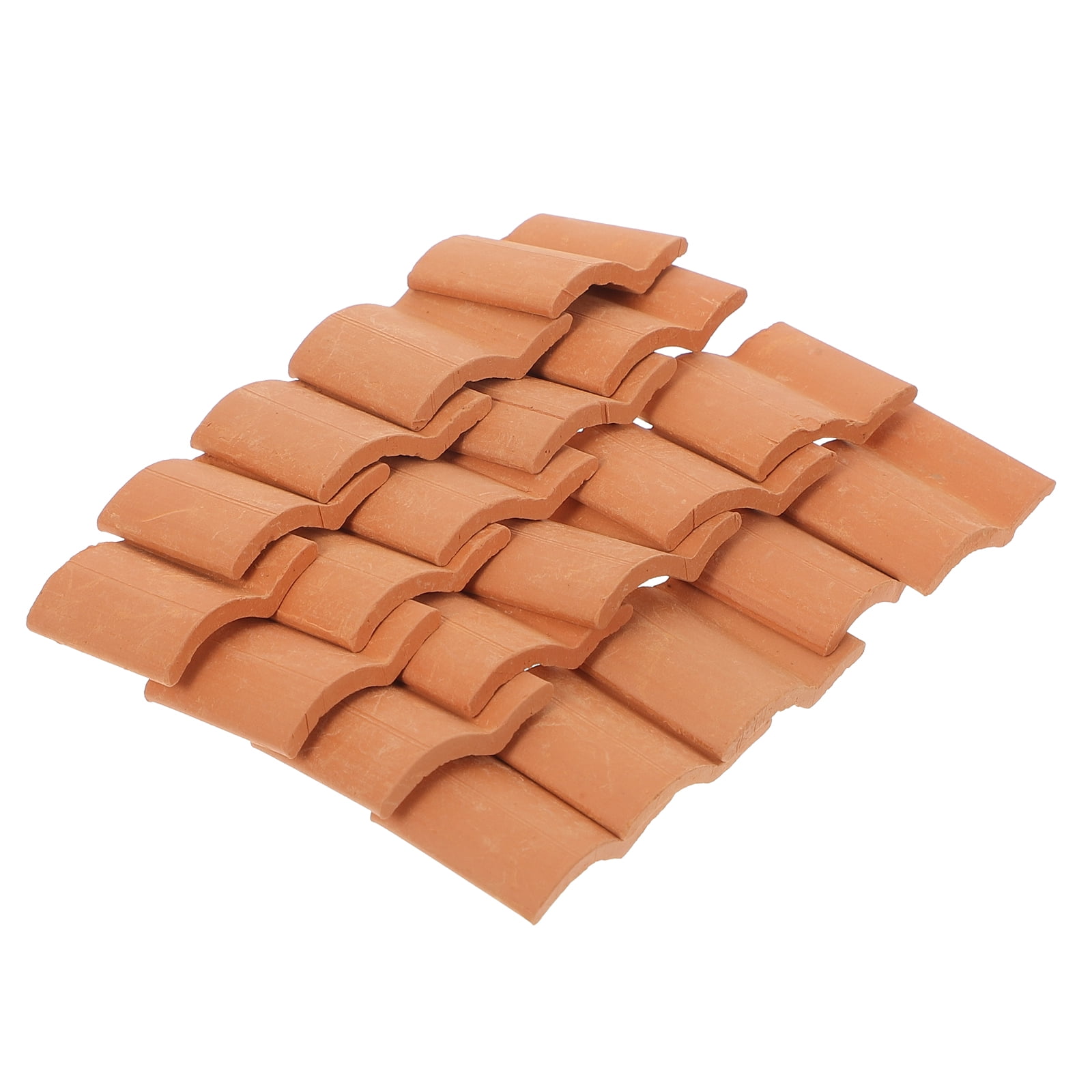 Fake Bricks Mini Red Tile Architecture Model Set Sand Table DIY ...