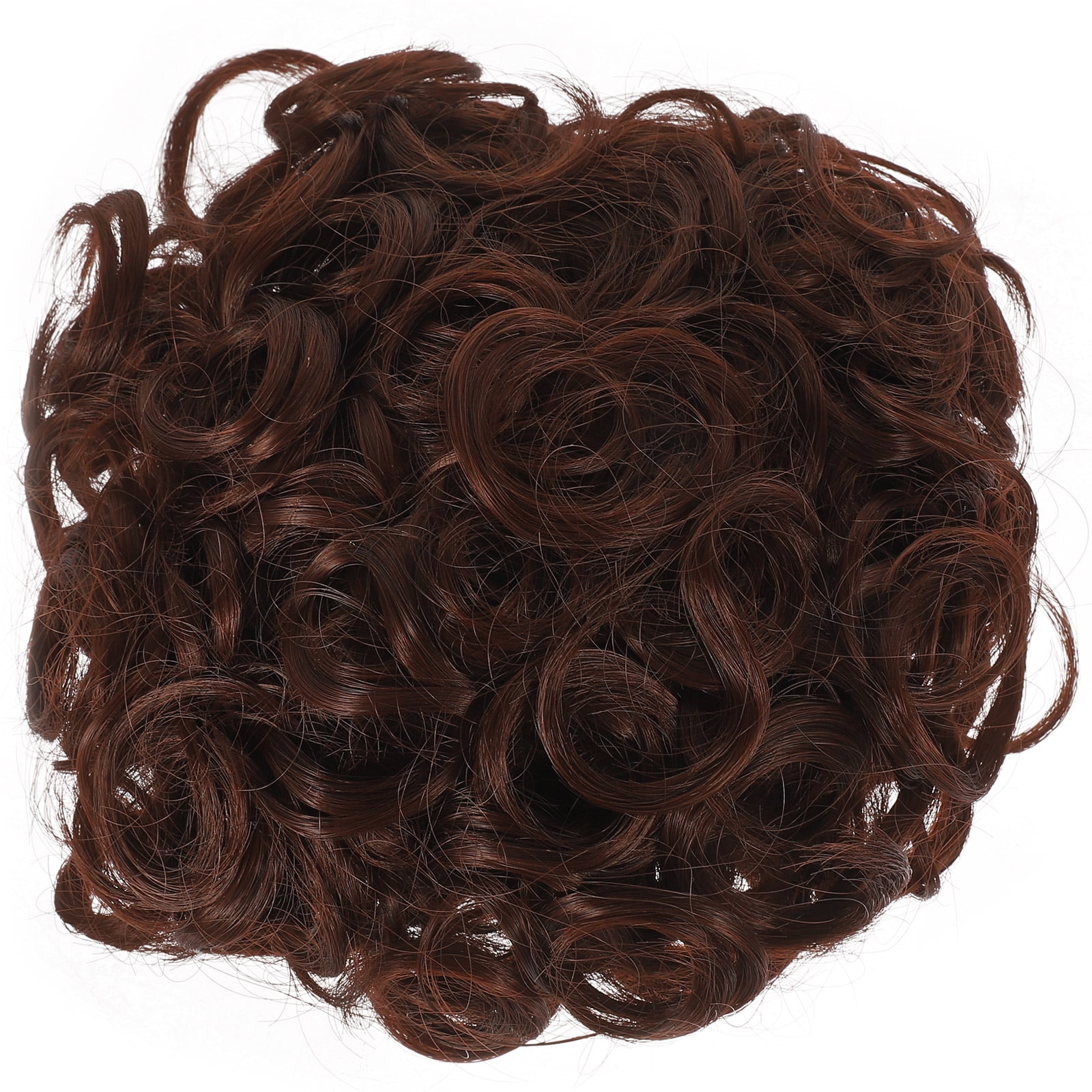 Fake Bun Hairpiece Hair Bun Extension Chignon Hair Piece Curly Hair Bun ...