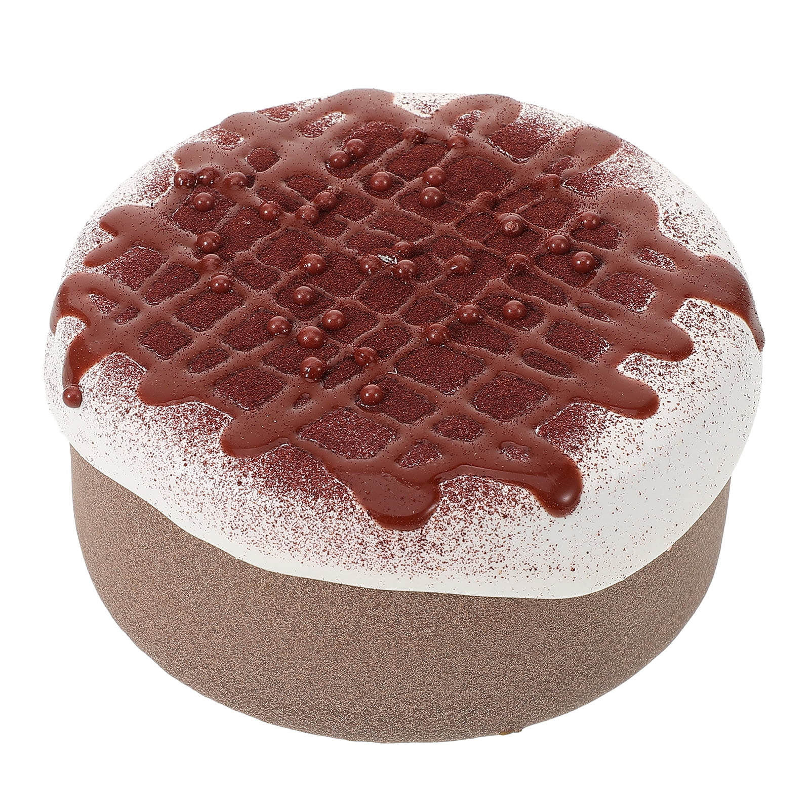 Fake Cake Simulation Small Chocolate Drops Round Cake Bakery Display ...