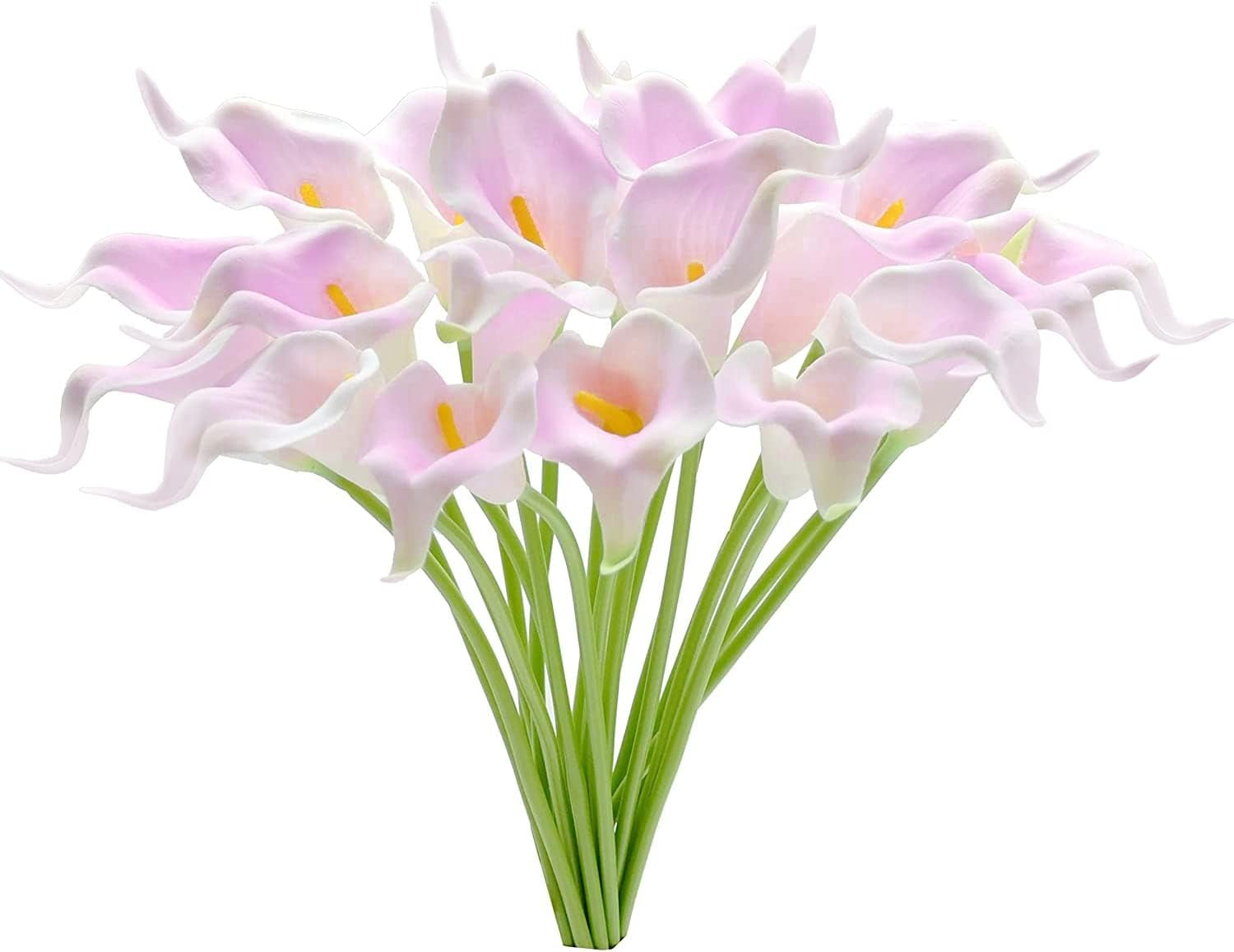 Fake Calla Lilies, 20pcs Imitation Calla Lilies for Wedding, Bridal ...