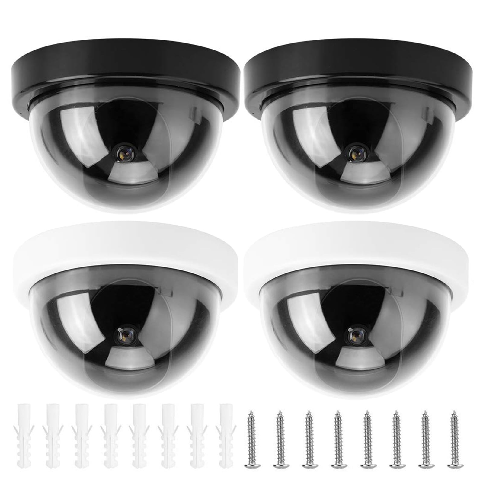 Fake Camera with Flashing LED Light ABS Housing Indoor/Outdoor Burglar ...