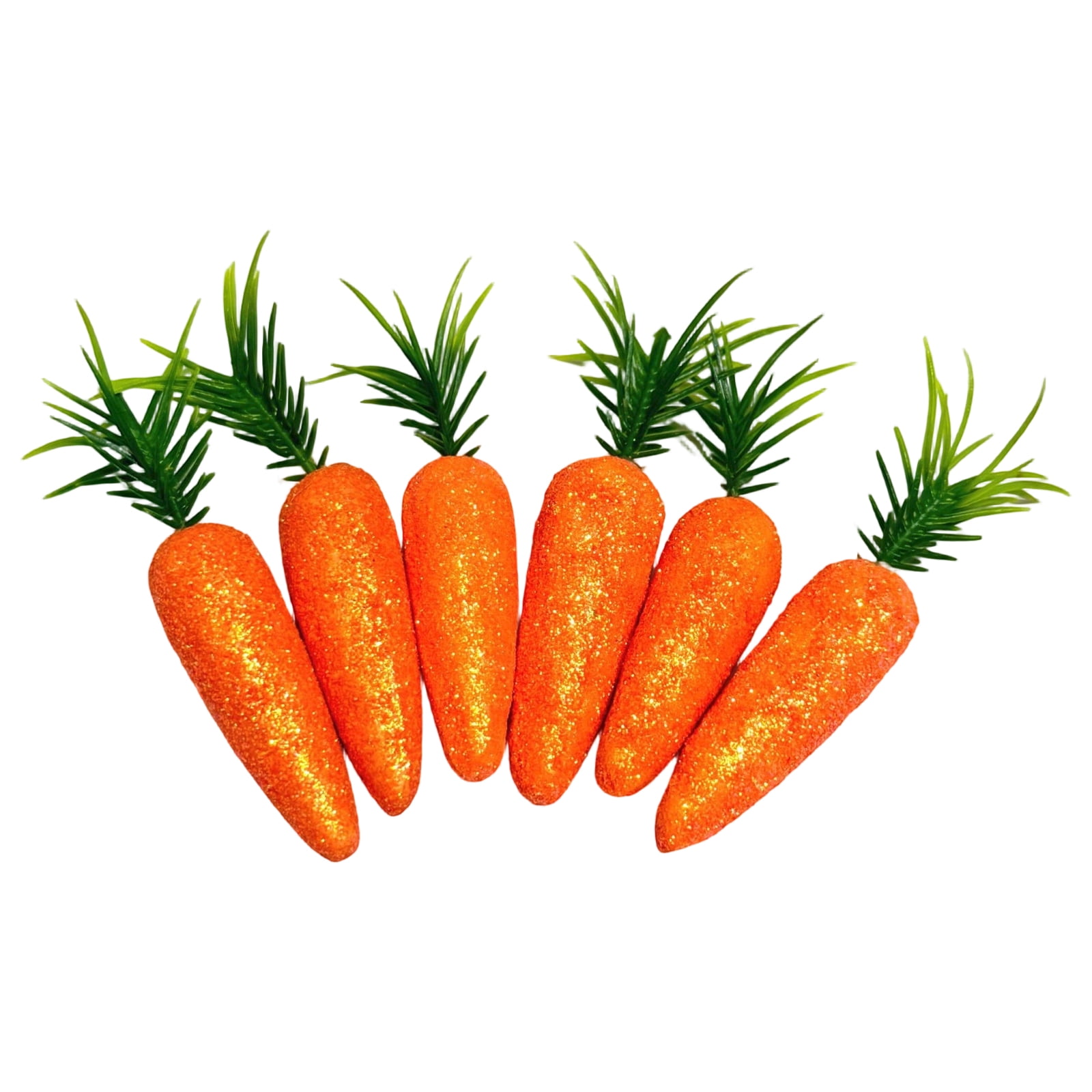 Fake Carrots, 6Pcs Plastic Carrot Easter Decor, Lifelike Fake ...