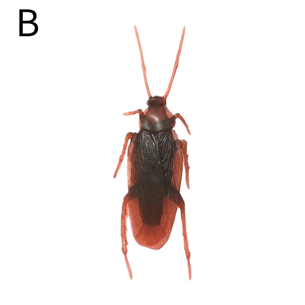 Fake Cockroach Joke Prank Toy Plastic Rubber Gag Trick Fake Insect