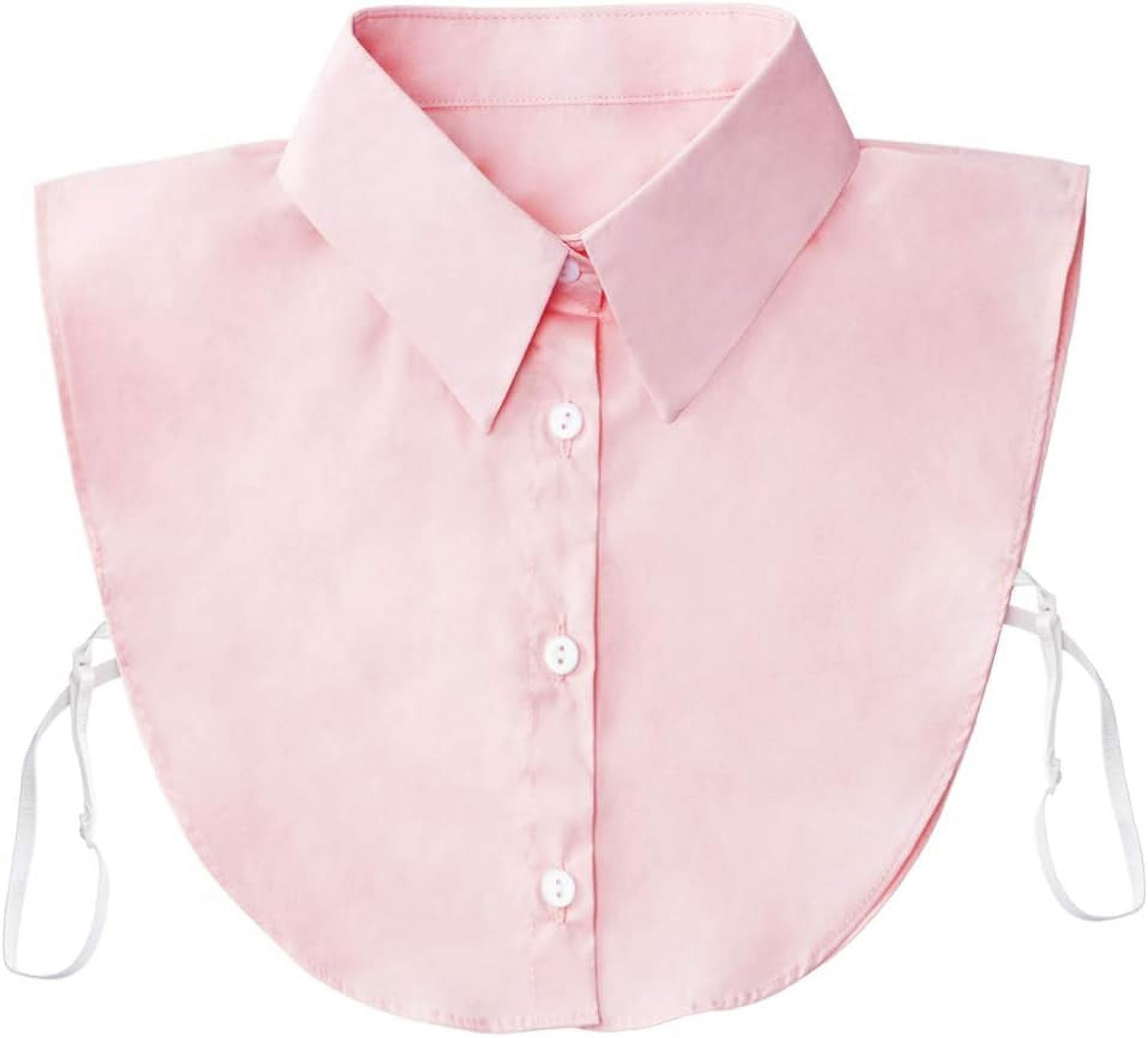 Fake Collar Detachable Dickey Collar Blouse Half Shirts Peter Pan Faux ...