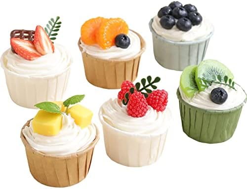 Fake Cupcakes, Artificial Cupcakes for Display, Realistic Fake Food ...