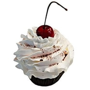 DEZICAKES Large Pink Rosette Fake Cake Display 9" Faux Cake- Decoration ...