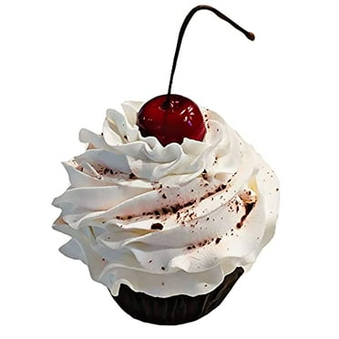 DEZICAKES Large Pink Rosette Fake Cake Display 9" Faux Cake- Decoration ...