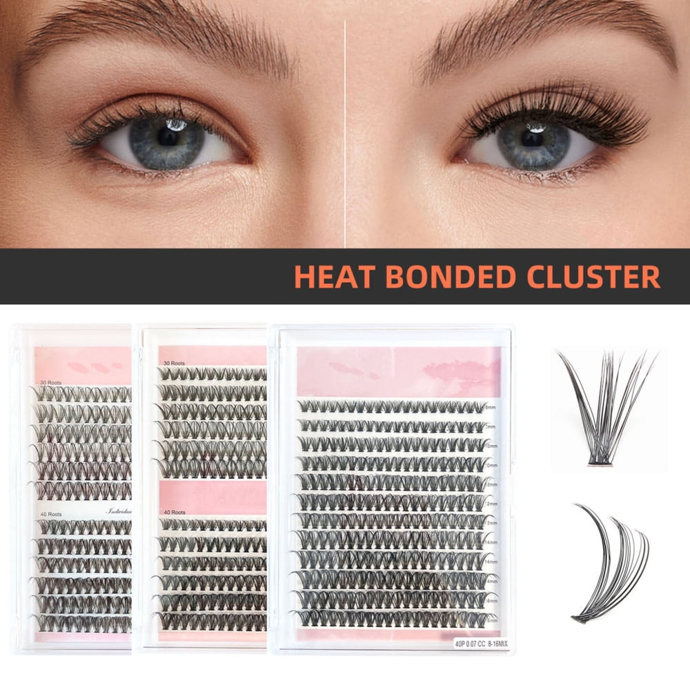 Fake Eyelashes Extensions for Women Easy to Use Realistic Look Lash ...