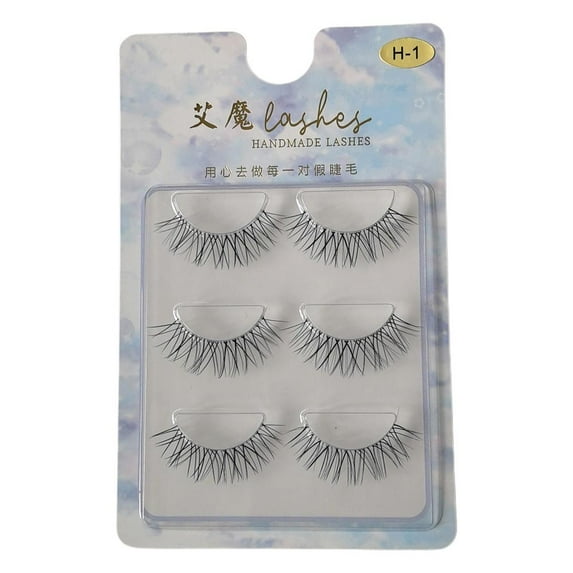 Fake Eyelashes Naturally Simulate Thick Thai Makeup Whole In Piece ...