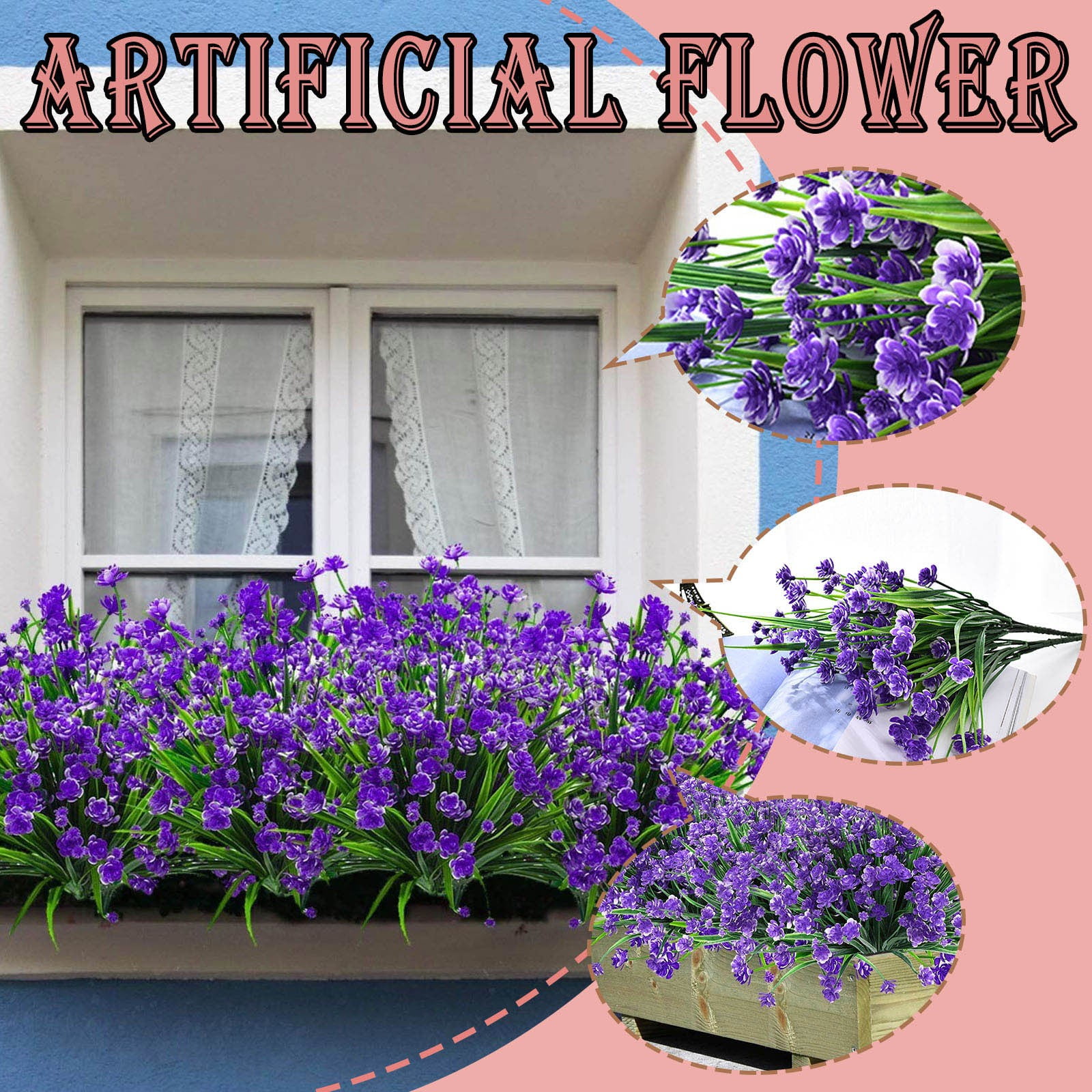 Fake Fern, Fake Flowers For Outdoor, Flower Garden Decor, Artificial ...