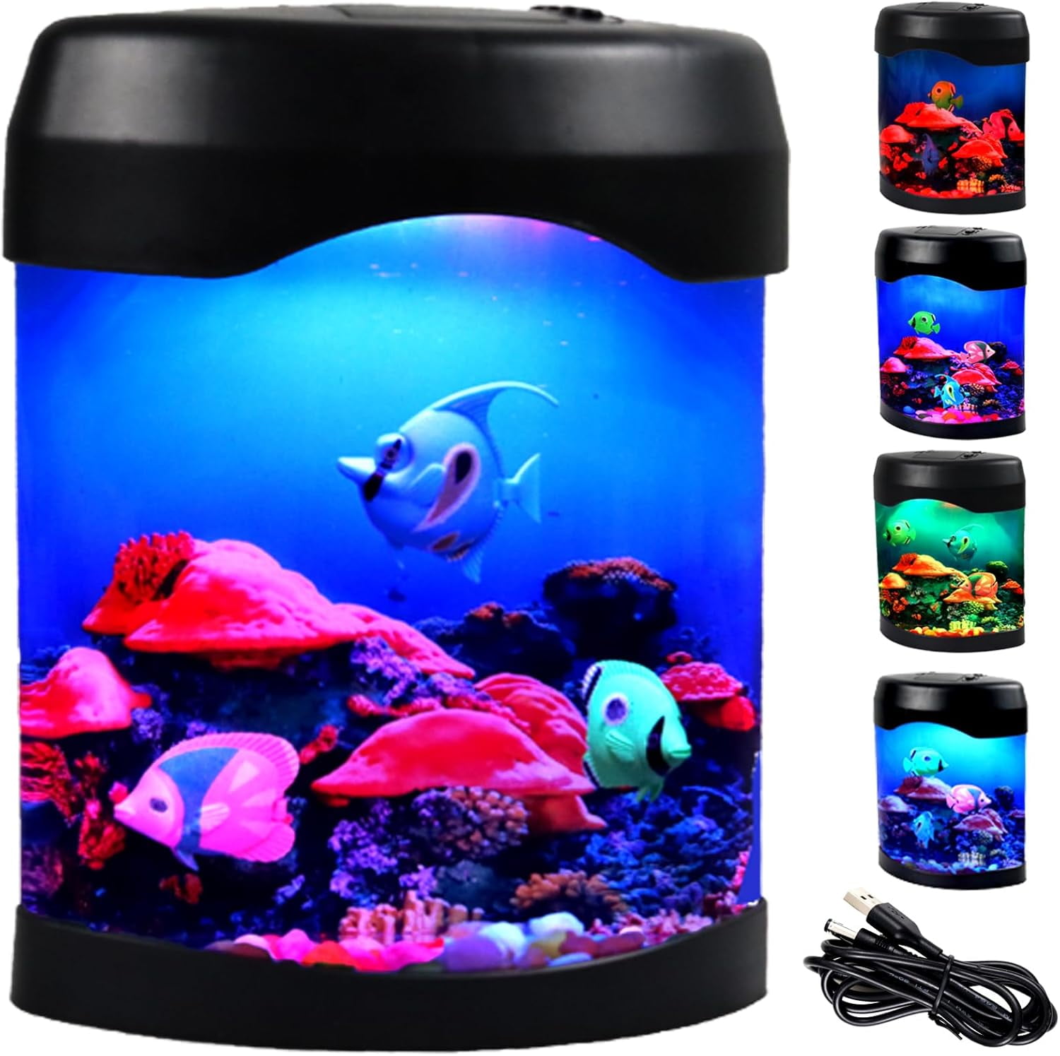 Fake Fish Lamp, Nightly Lifelike Desk Electric Fish Mood Light, LED ...