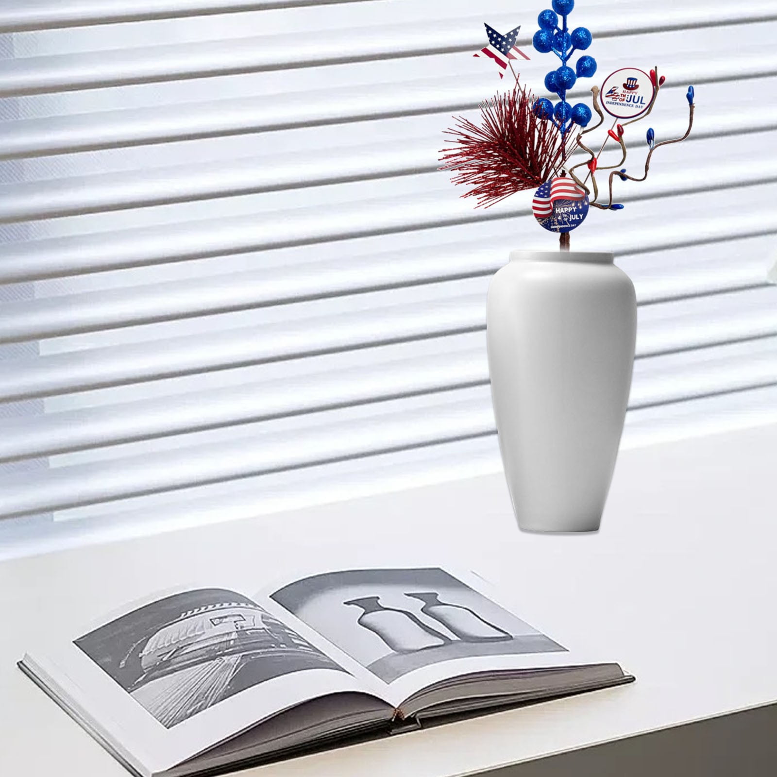 Fake Floral Supplies For Event Planners,Patriotic Artificial Berry Stem ...