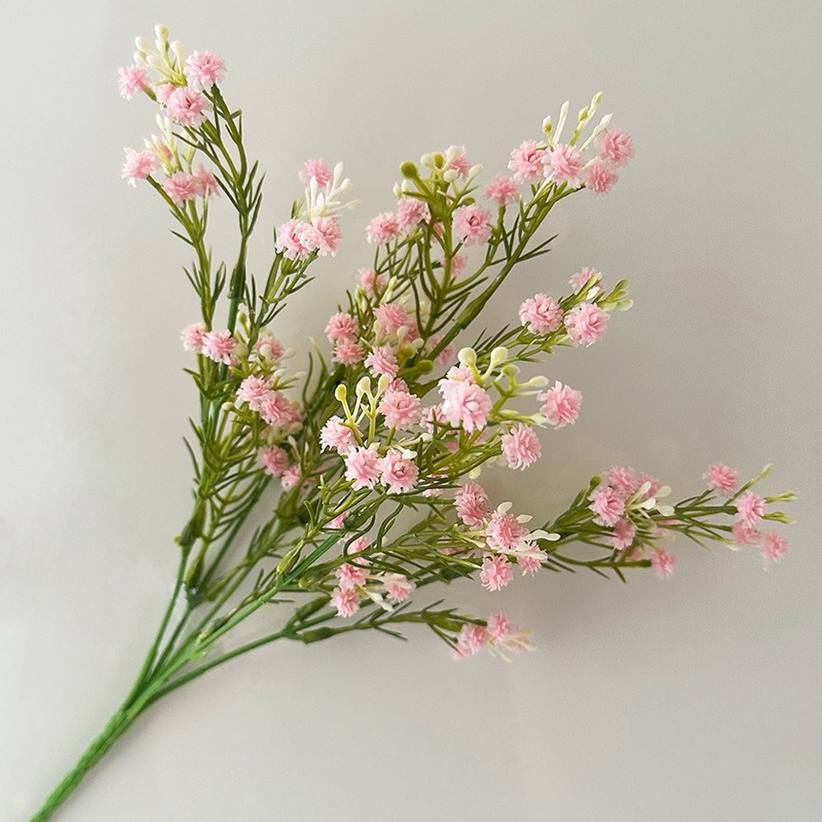 Fake Floral Wall Panels,Exquisite 5 Petal Soft Silicone Starry Sky ...