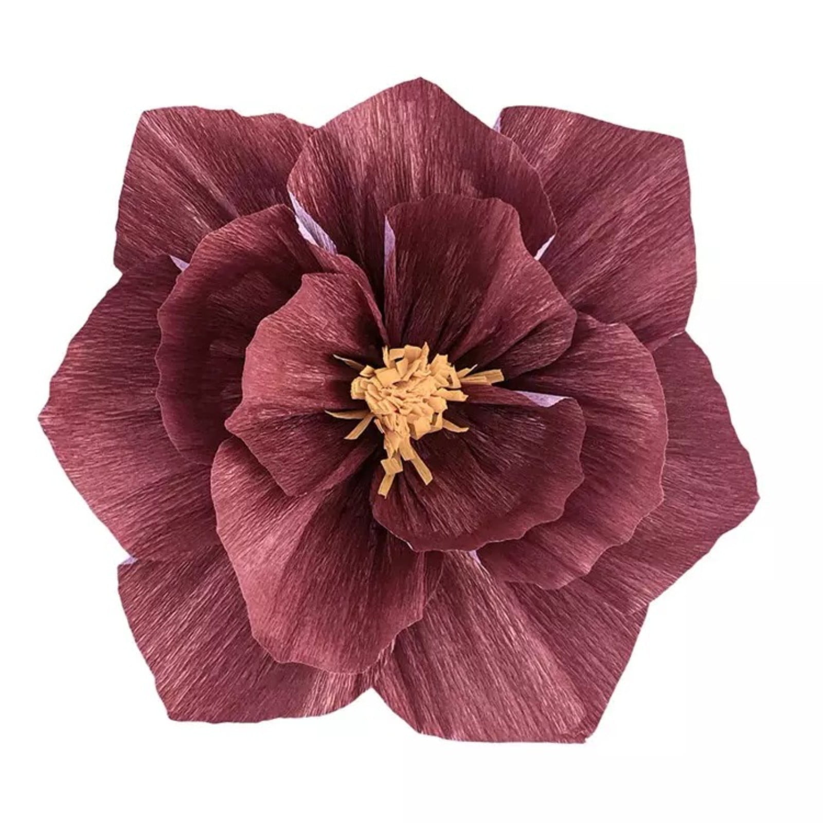 Fake Flower Bouquet 3 Pcs Set Of Premium 3D Crepe Paper Flowers ...
