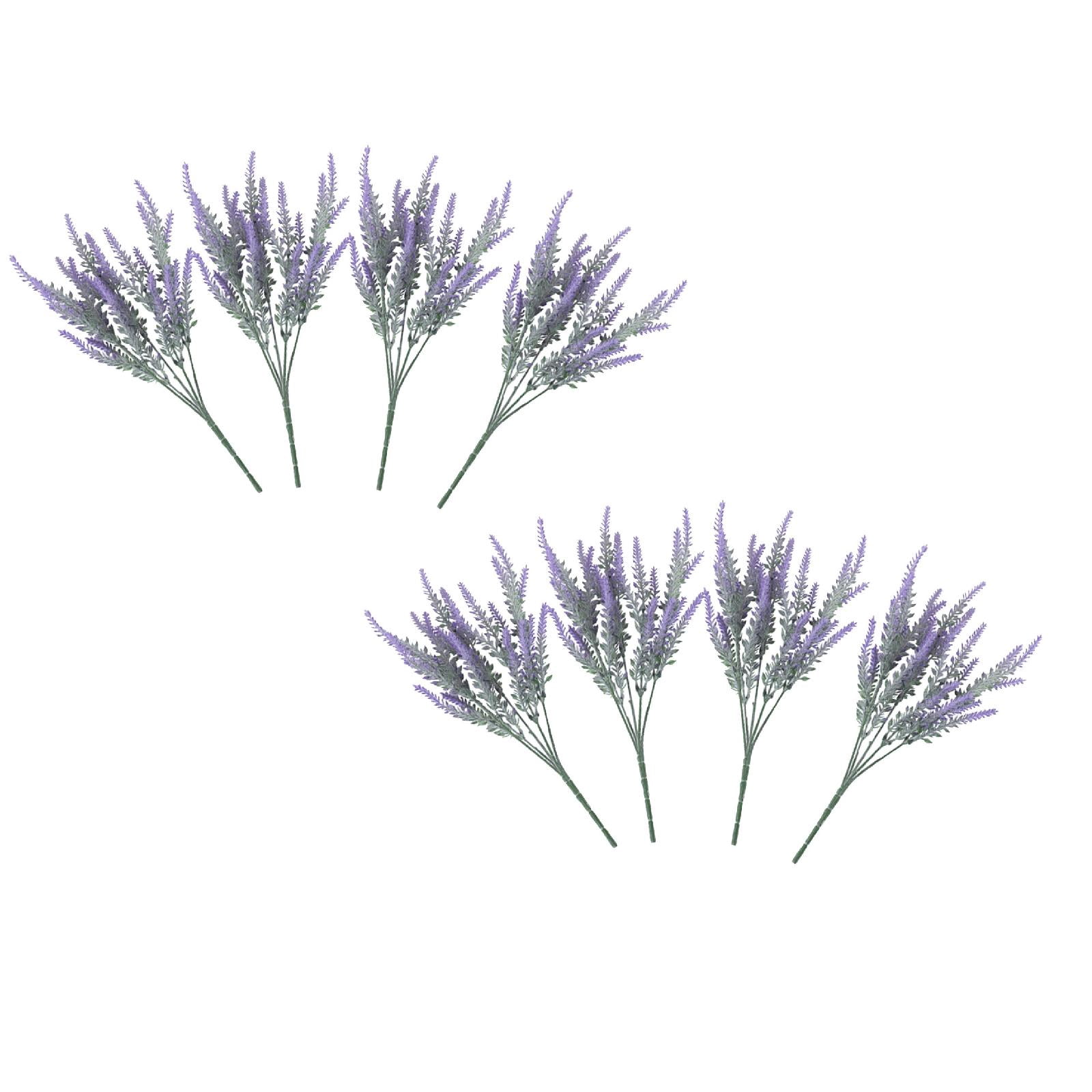 Fake Flowers 4 Bushes FLOWER ARRANGEMENTS Lavender Flower Stems Sprays ...